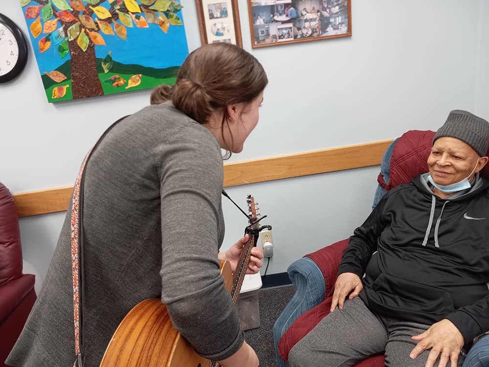 Music Therapist at St. John's Community Care Brings Increased Vitality ...