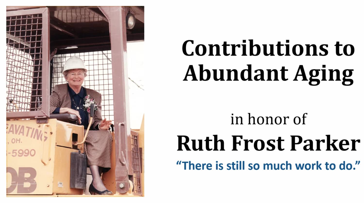 Ruth Frost Parker Center Annual Symposium Brings Challenges of Ageism ...